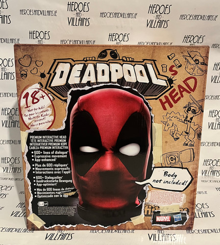 MARVEL LEGENDS DEADPOOL INTERACTIVE LIFESIZE HEAD (HASBRO 2025 ...