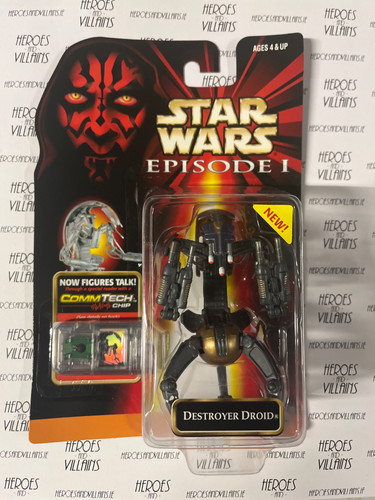 STAR WARS 3 3/4” TPM DESTROYER DROID (HASBRO 1999) | Heroes and Villains