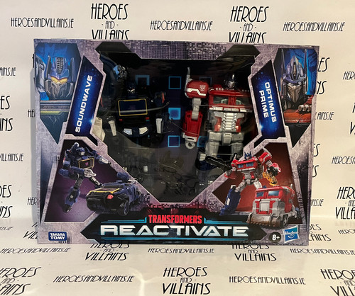 TRANSFORMERS REACTIVATE OPTIMUS PRIME AND SOUNDWAVE 2 PACK (HASBRO 20 ...