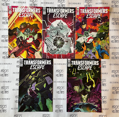 TRANSFORMERS ESCAPE MINI SERIES (IDW PUBLISHING 2020) | Heroes and Villains