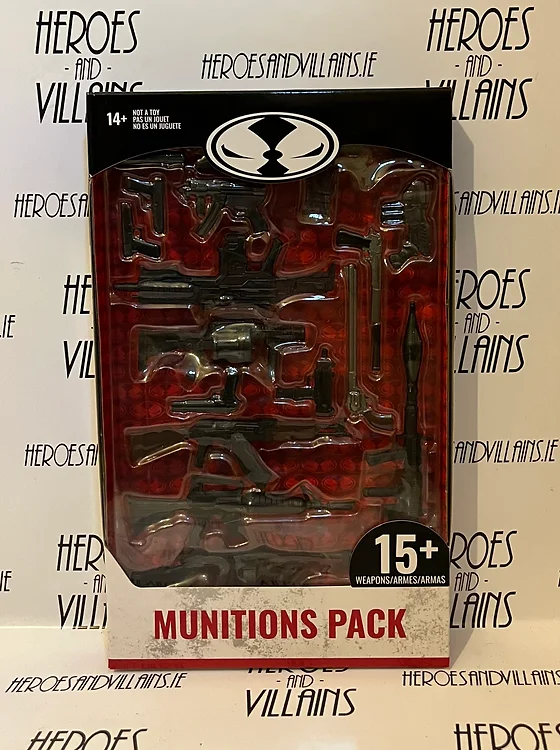 MCFARLANE 7" FIGURE WEAPONS AND ACCESSORY MUNITIONS PACK 1 AND 2 SET ...