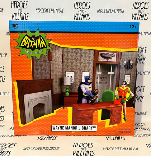 BATMAN 66 WAYNE MANOR LIBRARY (MCFARLANE TOYS 2023) | Heroes and Villains