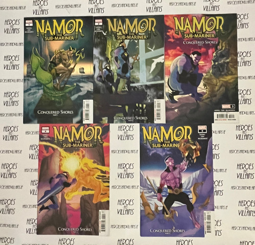 NAMOR THE SUB-MARINER CONQUERED SHORES MINI SERIES (MARVEL COMICS 2023 ...