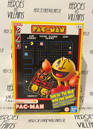 PAC-MAN ENTRY GRADE PAC-MAN MODEL KIT (BANDAI 2022) | Heroes and Villains