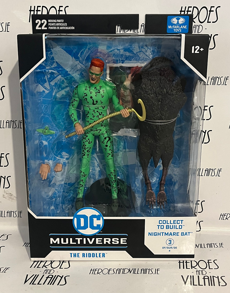 DC MULTIVERSE BATMAN FOREVER BUILD KNIGHTMARE BAT RIDDLER (MCFARLANE ...