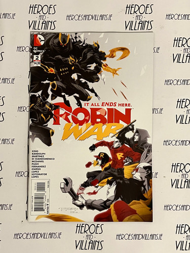 ROBIN WAR #2 (DC COMICS 2016) | Heroes and Villains
