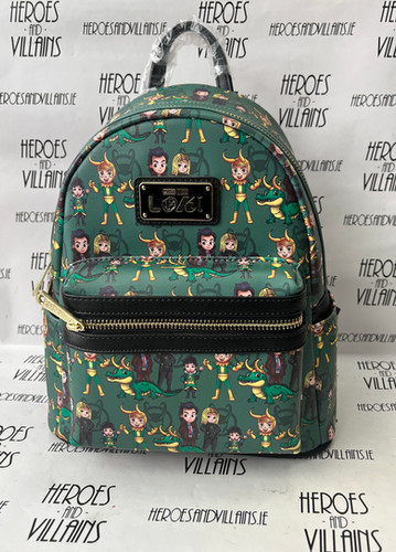 LOUNGEFLY X MARVEL STUDIOS LOKI VARIANTS MINI BACK PACK (FUNKO ...