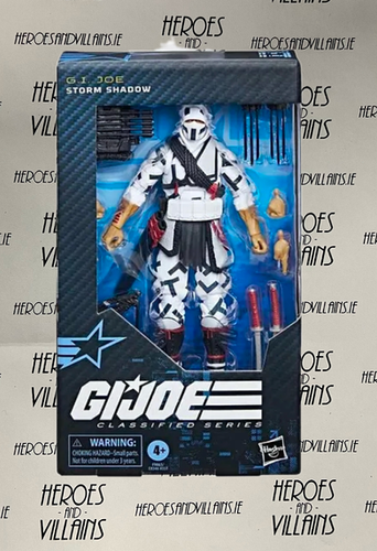 GI JOE CLASSIFIED 6” STORM SHADOW V2 (HASBRO 2024) | Heroes and Villains