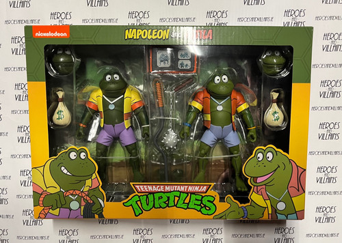TEENAGE MUTANT NINJA TURTLES CARTOON NAPOLEAN AND ATTILA FROG (NECA ...
