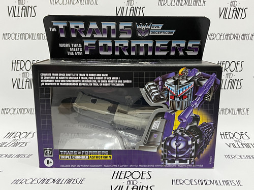 TRANSFORMERS G1 REISSUE DECEPTICON ASTROTRAIN (HASBRO 2020) | Heroes ...