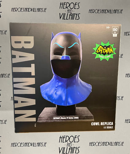 BATMAN 1/1 BATMAN 1966 TV COWL LIFESIZE REPLICA (MCFARLANE TOYS 2025 ...