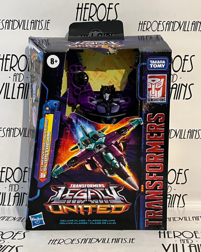 TRANSFORMERS LEGACY UNITED CYBERVERSE DELUXE DECEPTICON SLIPSTREAM (HA ...