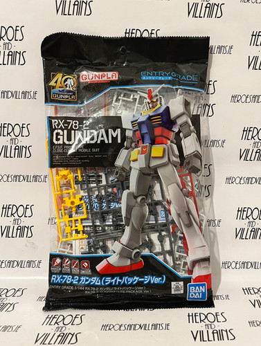 GUNDAM ENTRY GRADE 1/144 SCALE 40TH ANNIVERSARY RX-78-2 GUNDAM MODEL ...