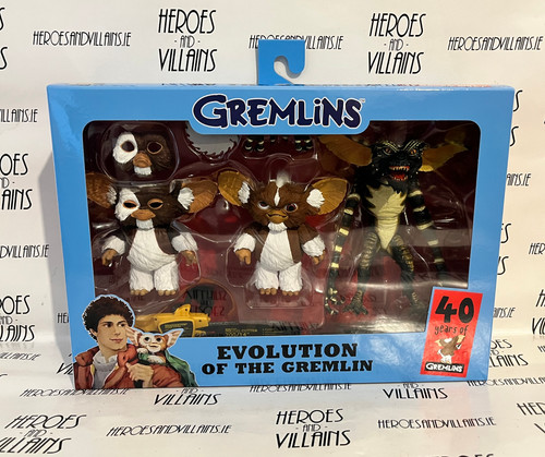 GREMLINS EVOLUTION OF GREMLIN 40th ANNIVERSARY SET (NECA 2025) | Heroes ...