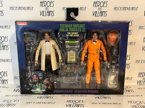 TMNT II SECRET OF THE OOZE LAB COAT AND HAZMAT SUIT PROFESSOR PERRY ...