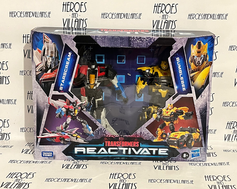TRANSFORMERS REACTIVATE BUMBLEBEE AND STARSCREAM 2 PACK (HASBRO 2024 ...