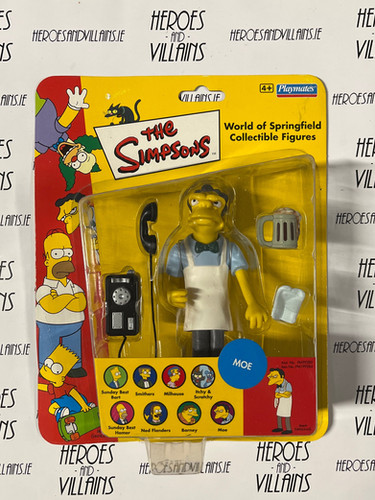 SIMPSONS WORLD OF SPRINGFIELD MOE (PLAYMATES 2002) | Heroes and Villains