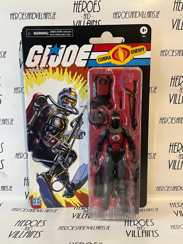 GI JOE CLASSIFIED 6” RETRO COBRA EEL (HASBRO 2024) | Heroes and Villains