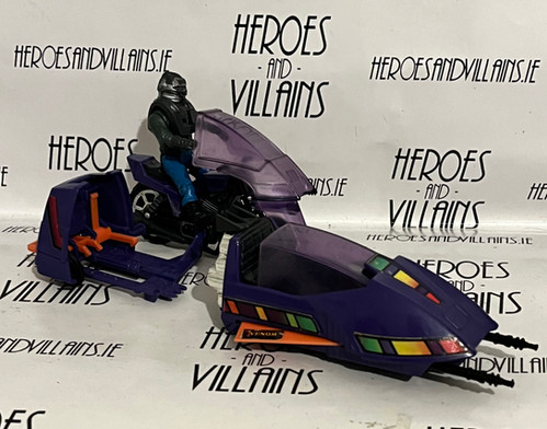 MASK PIRANHA VEHICLE WITH SLY RAX (KENNER 1986) | Heroes and Villains