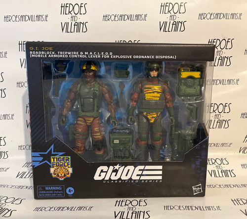 GI JOE CLASSIFIED 6” TIGER FORCE ROADBLOCK AND TRIPWIRE (HASBRO 2024 ...
