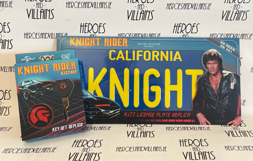 KNIGHT RIDER KITT LICENCE PLATE AND KEY (DOCTOR COLLECTOR 2023 ...