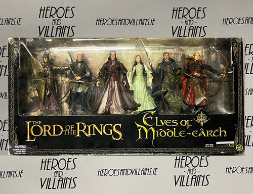 LORD OF THE RINGS ELVES OF MIDDLE -EARTH 6 FIGURE BOXSET (TOY BIZ 2004 ...
