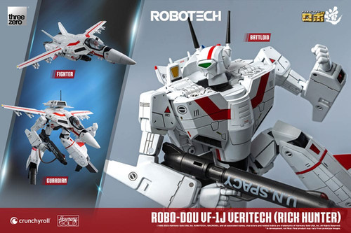 PRE-ORDER: ROBOTECH ROBO-DOU VF-1 RICK HUNTER VERITECH (THREEZERO 2024) | Heroes and Villains