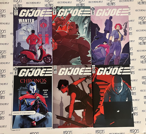 GI JOE MINI SERIES (IDW PUBLISHING 2020) | Heroes and Villains