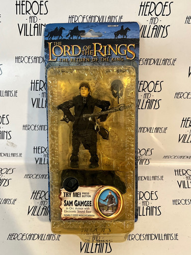 LORD OF THE RINGS RETURN OF THE KING SAM GAMGEE IN ORC ARMOUR (TOY BIZ ...