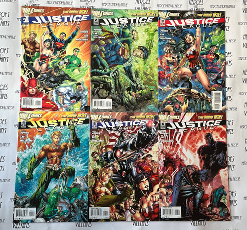 JUSTICE LEAGUE N52 ORIGIN STORY ARC #1-6 (DC COMICS 2011) | Heroes and ...