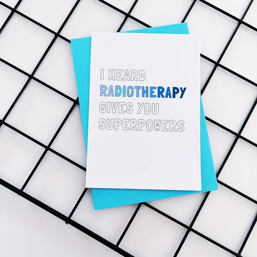 Radiotherapy Superpowers Cancer Empathy Card | CancerPal