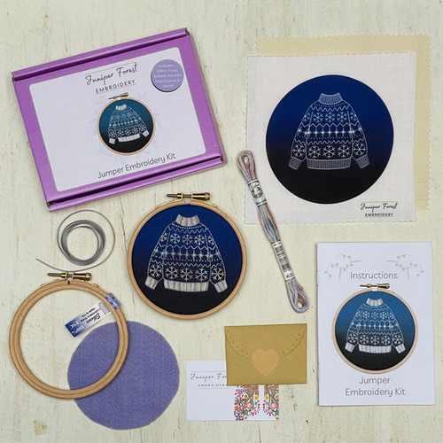 Small Embroidery Kit - Jumper | Juniper Forest