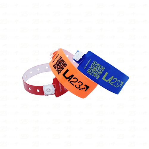 QR Code PVC Wristband | 23Wristbands