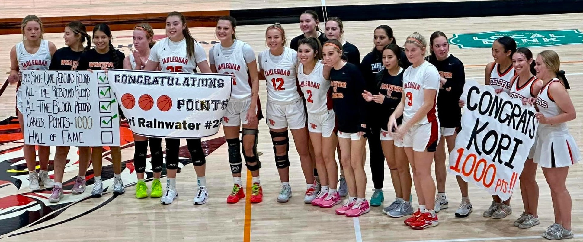 Tigers sweep East Central at home, Rainwater scores 1,000 career points