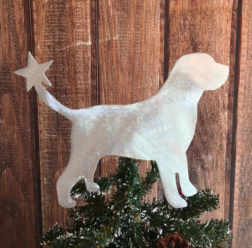 Labrador Retriever, with Star, Dog, Christmas Tree Topper, Lab Holiday ...