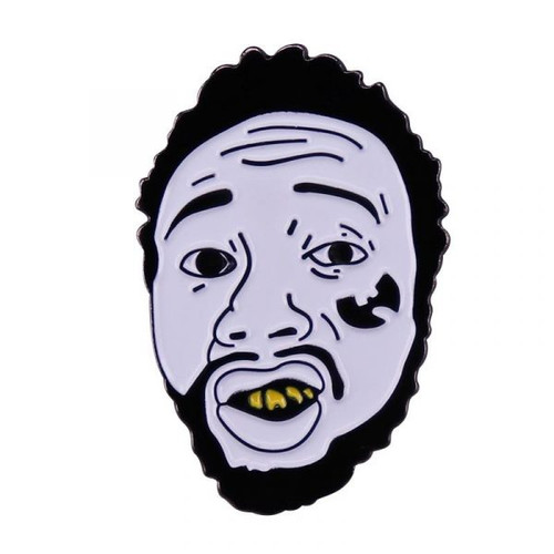 ODB Black and White Face Pin | NHHM Official Site