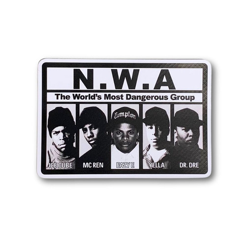 NWA "The World's Most Dangerous Group" Sticker | NHHM Official Site