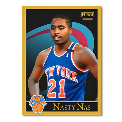 Nasty Nas Basketball Hip-Hop Trading Card | NHHM Official Site