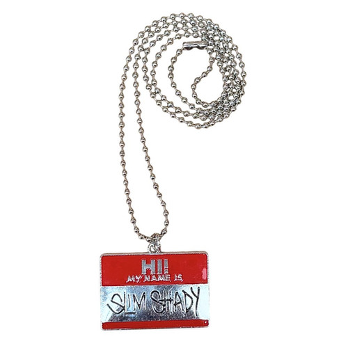 Eminem "My Name Is" Pendant and Ball Chain Necklace | NHHM Official Site