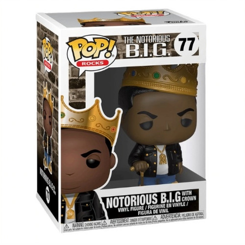 Funko POP Rocks! Notorious Biggie with Crown 77 | NHHM Official Site