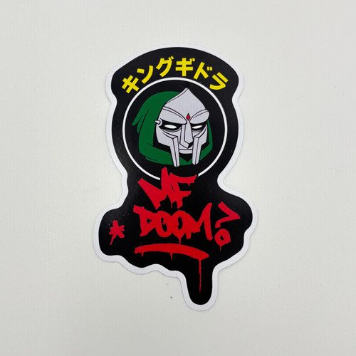 MF Doom "King Geedorah Logo" Sticker | NHHM Official Site