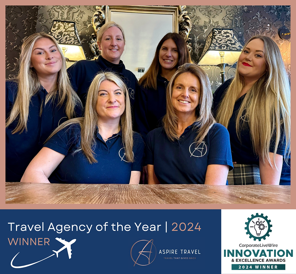 Aspire Travel Crowned Travel Agency of The Year 🎉