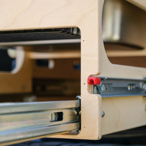 24" Heavy Duty Locking Drawer Slides | Nomad Kitchen Co