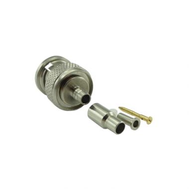 CONECTOR BNC 75 OHMS MACHO RETO CRIMPAGE | gumaotelecommm