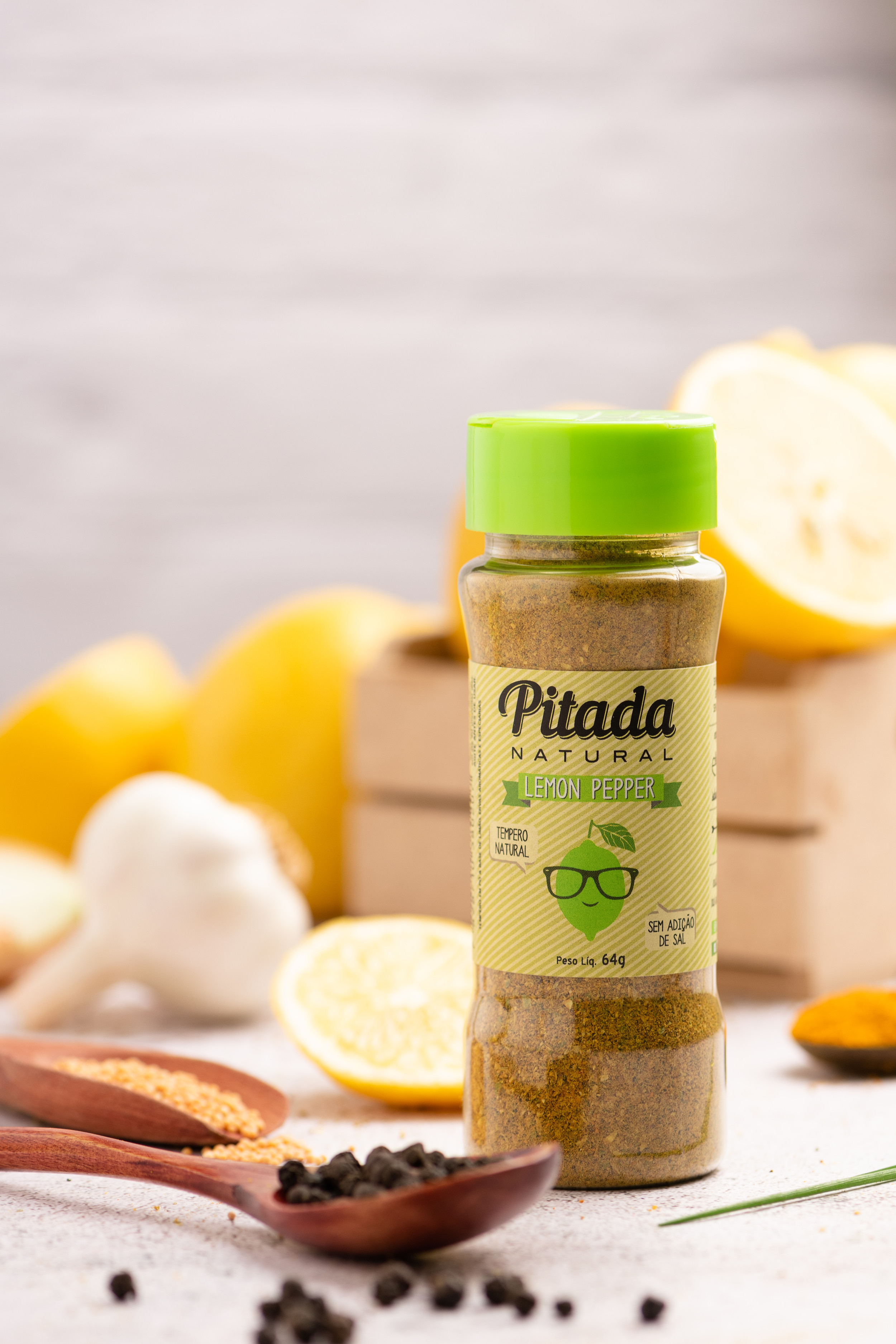 LEMON PEPPER - o único do mercado sem adição de sal!