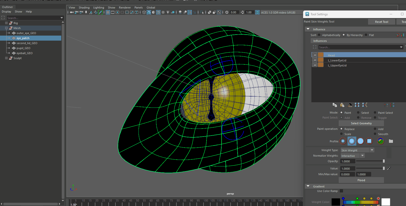 Reptile Eyes - Rigging Eyes revisited.