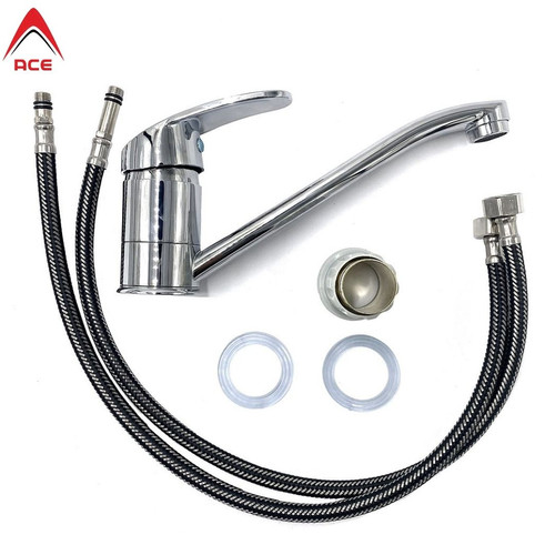 Kitchen Faucet IMPA 531144 (Single Lever, 200MM, Hose x2) | Koh Khang ...