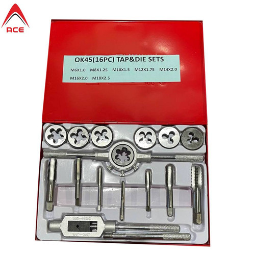 Tap & Die Set 16'S OK45 (6-18MM) IMPA 632202 | Koh Khang Hin Tradin