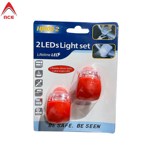 Bicycle Silicone LED Front and Rear Light With Battery (2PCS/SET) | Koh ...