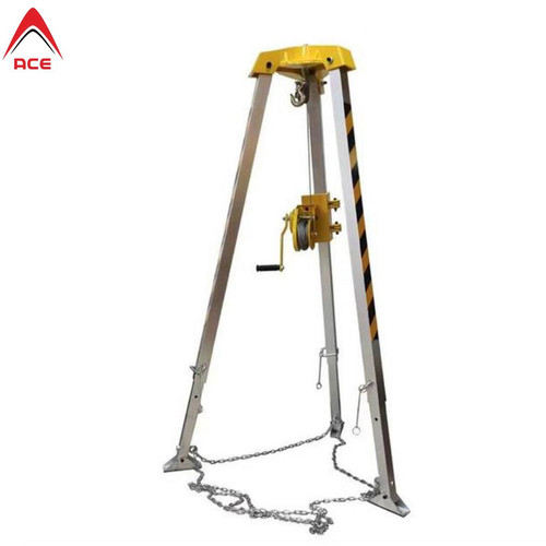 Tripod Rescue Winch 200KG (Height:7M)(Width Leg:6FT x 3)(Wire Rope ...